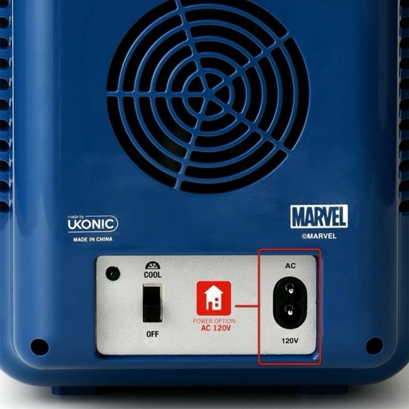 Marvel | Other | Marvel Spiderman Blue Red 6 Can Mini Fridge ...